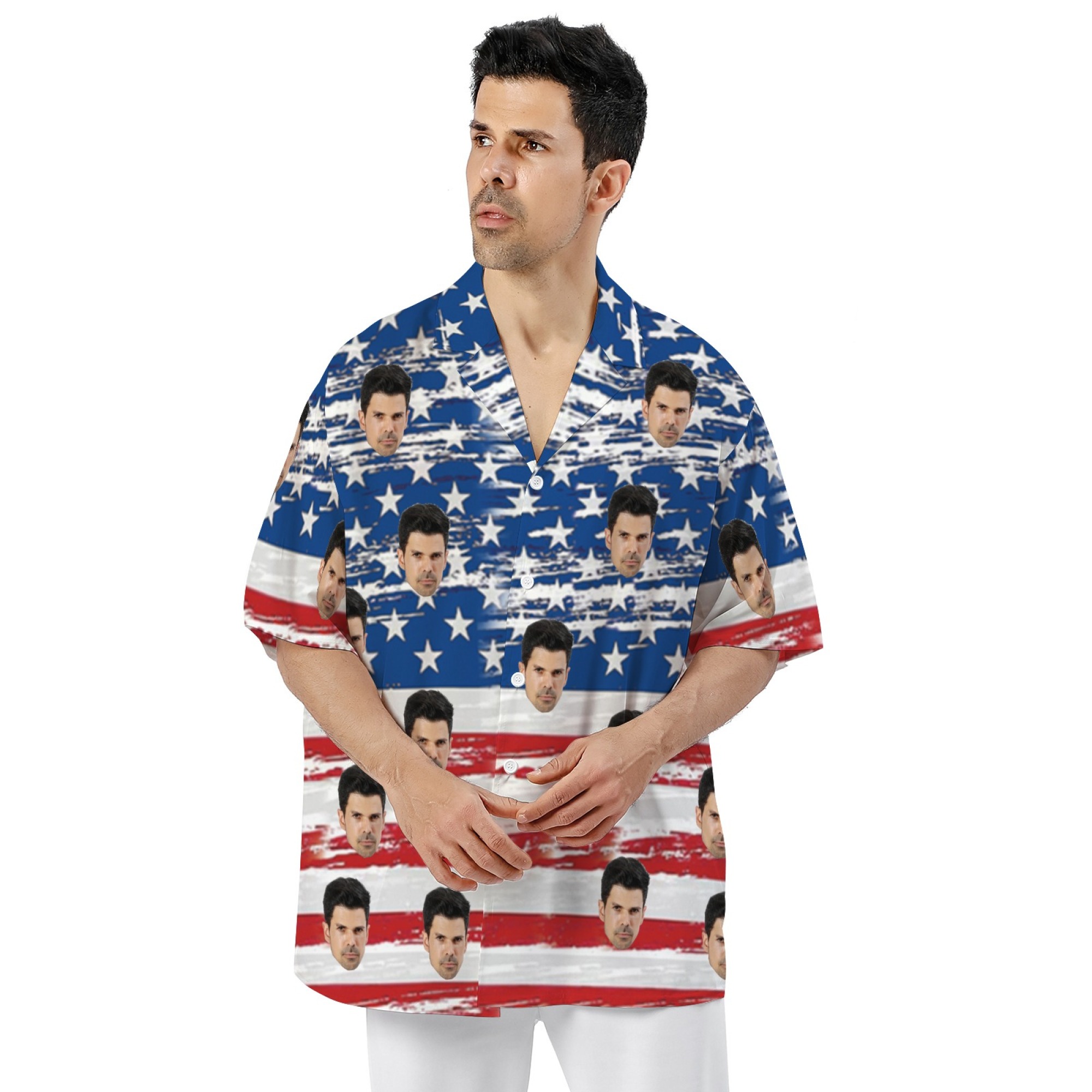 POD - Customized Face Print Shirt - CJdropshipping
