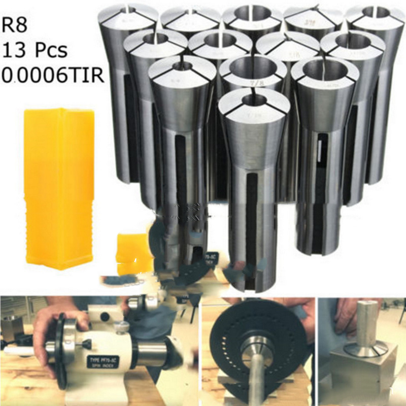 R8 Inch Bore Elastic Chuck Elastic Collet - CJdropshipping