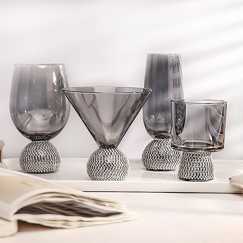 Light Luxury Diamond-encrusted Crystal Wine Glass - CJdropshipping