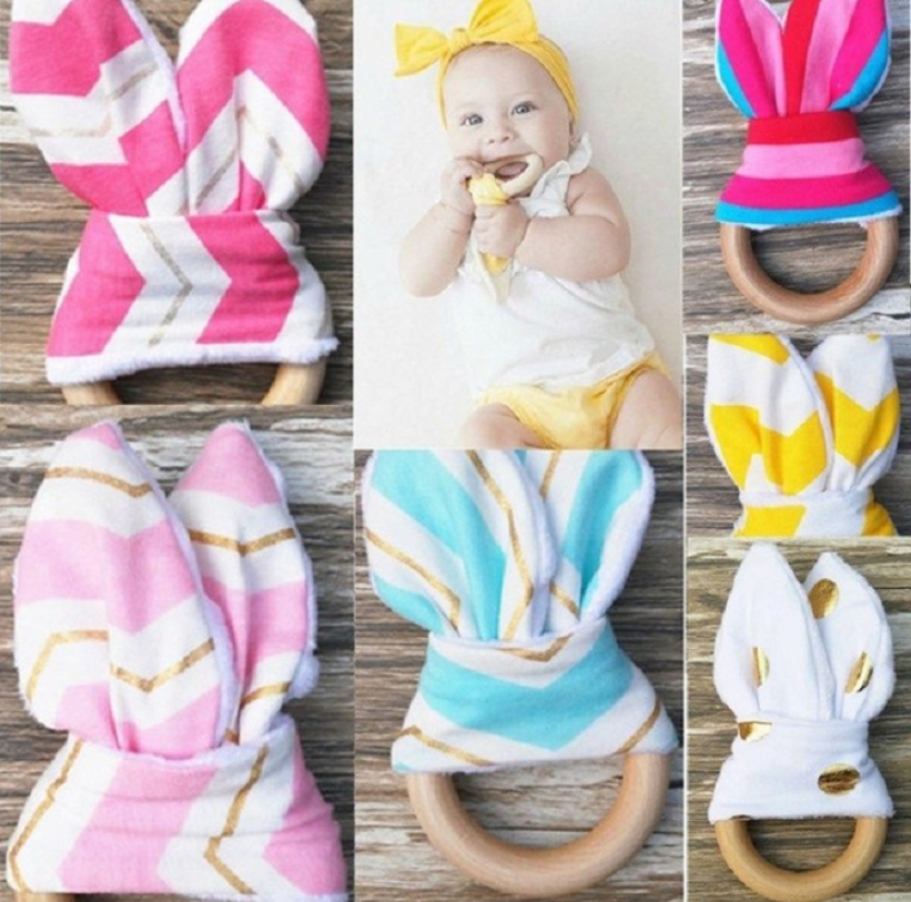 Handmade wooden natural baby teether - CJdropshipping