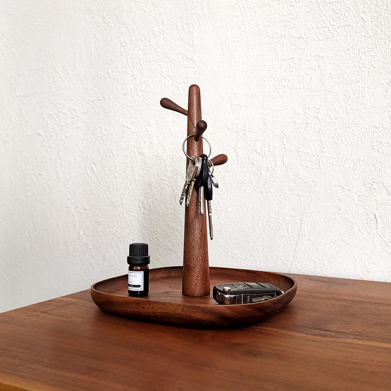 Black walnut storage rack - CJdropshipping