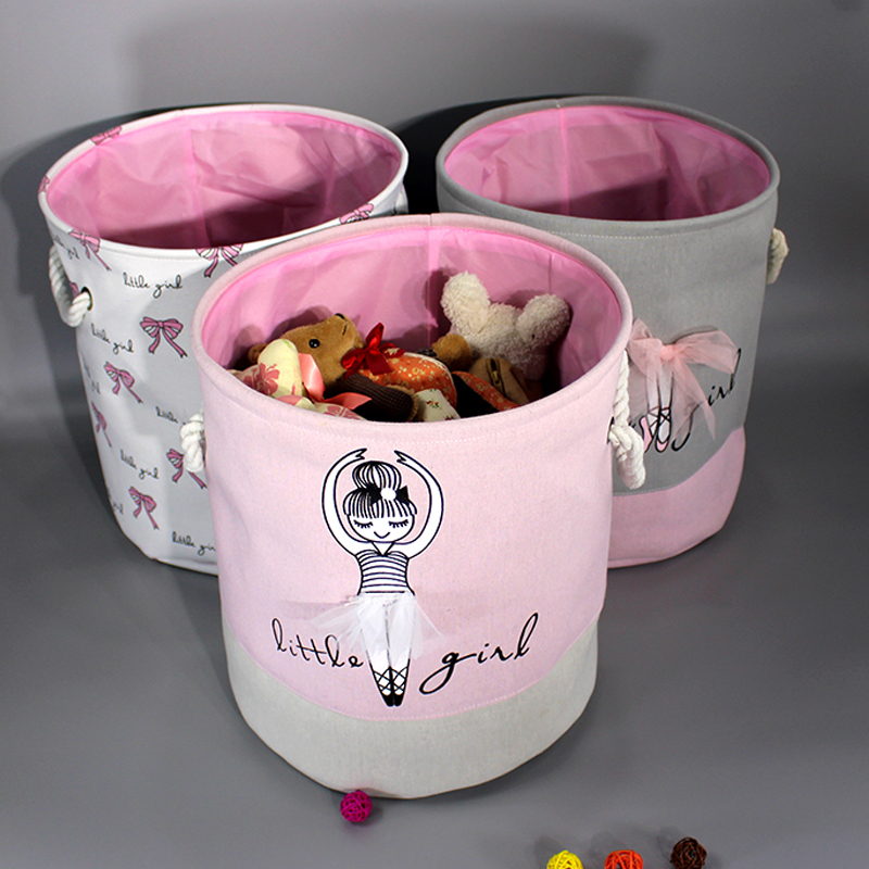 Cartoon Dirty Clothes Bucket Cloth Miscellaneous Basket - CJdropshipping