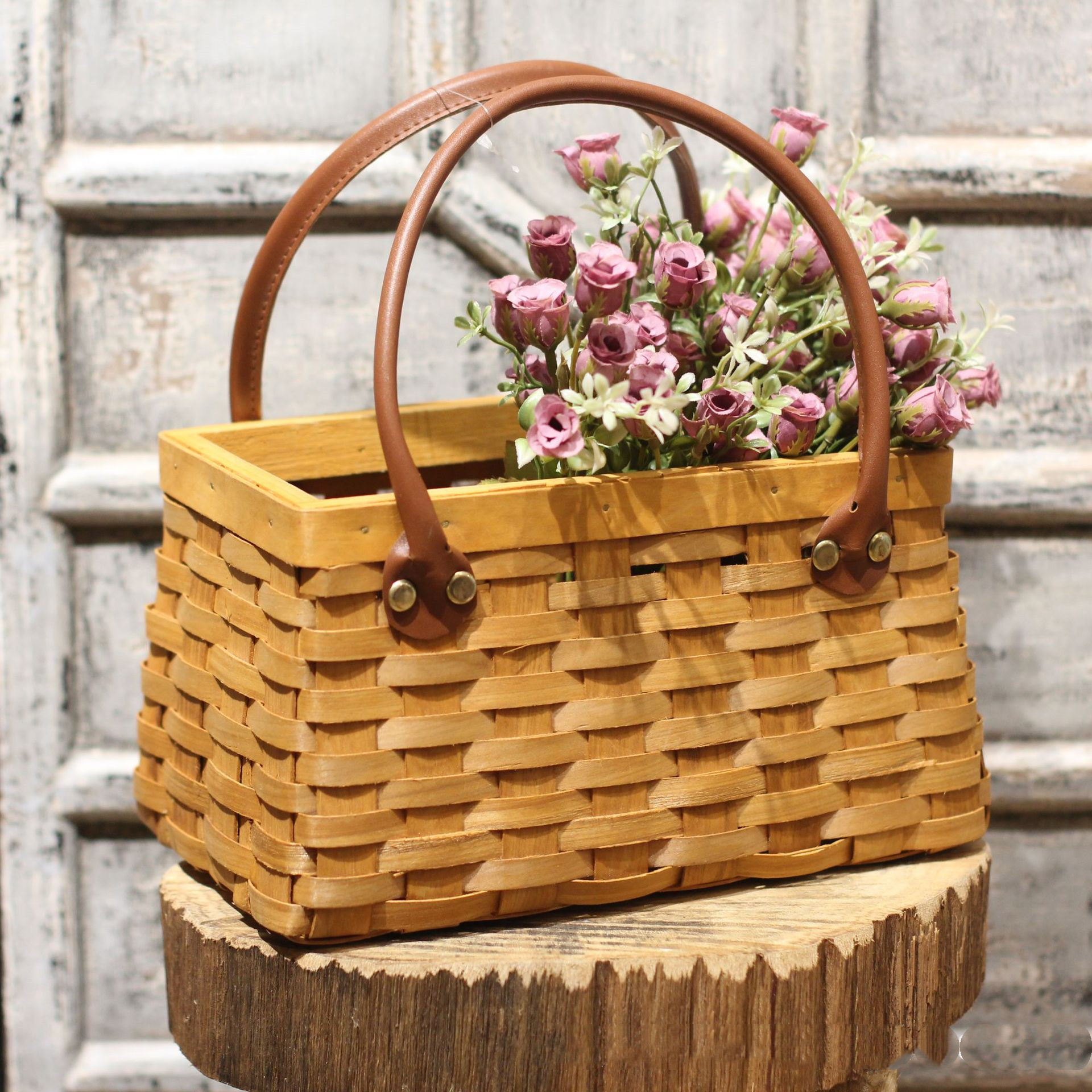 Simulation Flower Basket, Flower Basket, Children's Posing Basket ...