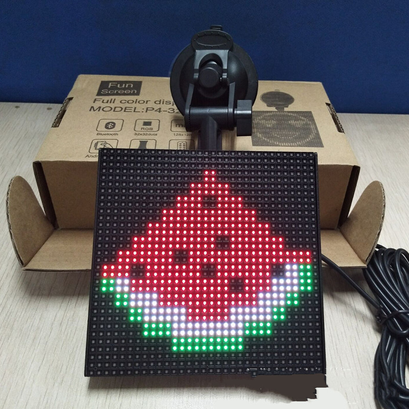 Full-Color Bluetooth Emoticon Car Led Display - CJdropshipping