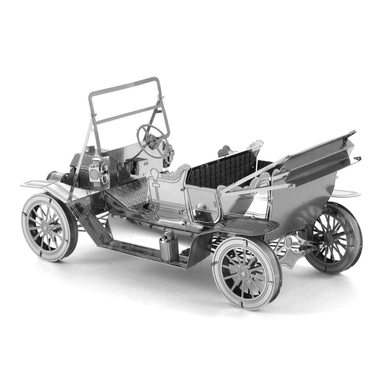 Full Metal DIY Assembly Model T-type Classic Car - CJdropshipping