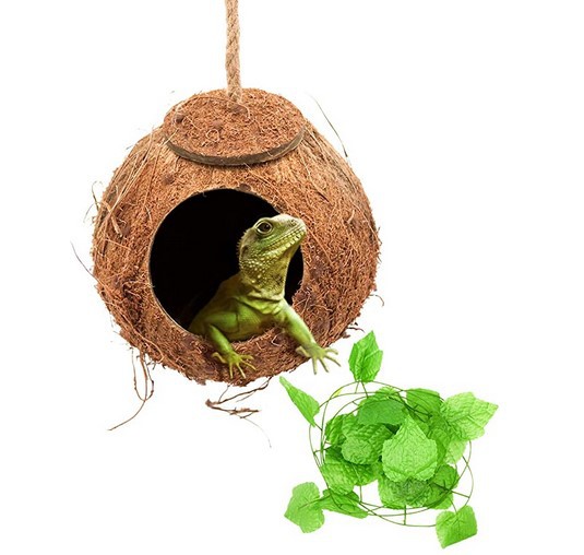 Reptile Lizard Swing Hammock Lounger Hanging Bed Vine Gecko Bearded ...