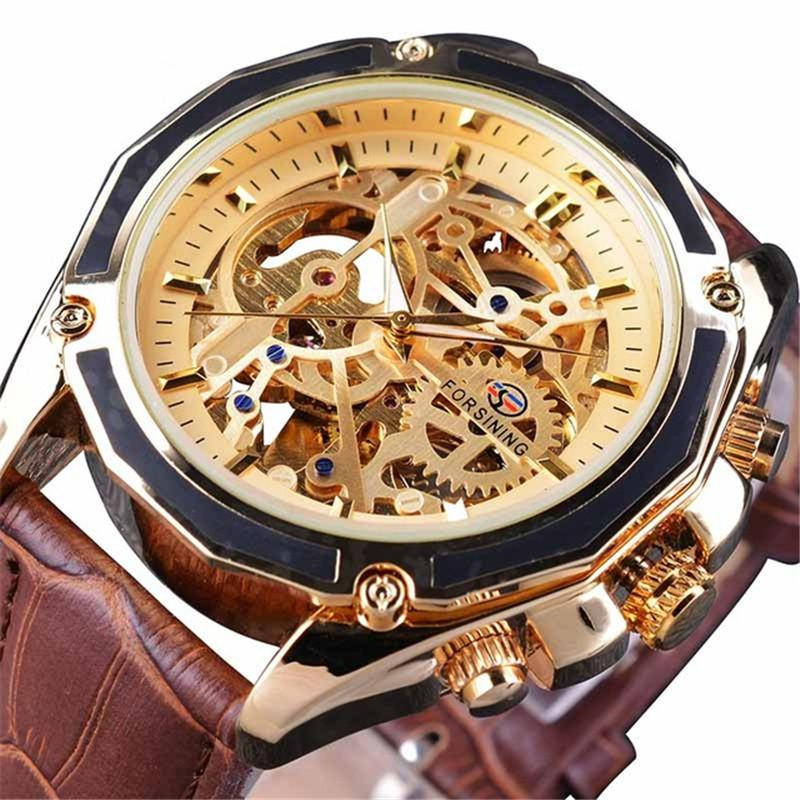 Automatic waterproof mechanical watch - CJdropshipping
