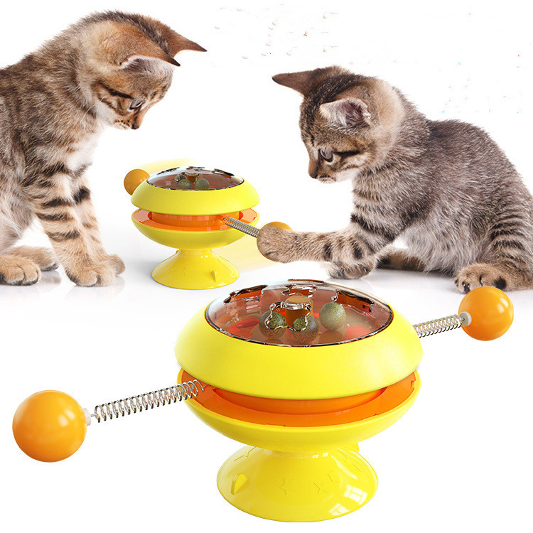 Rotatable Cat Toys Supplies With Catnip Interactive Training Toys For rotatable-cat-toys-supplies-with-catnip-interactive-training-toys-for