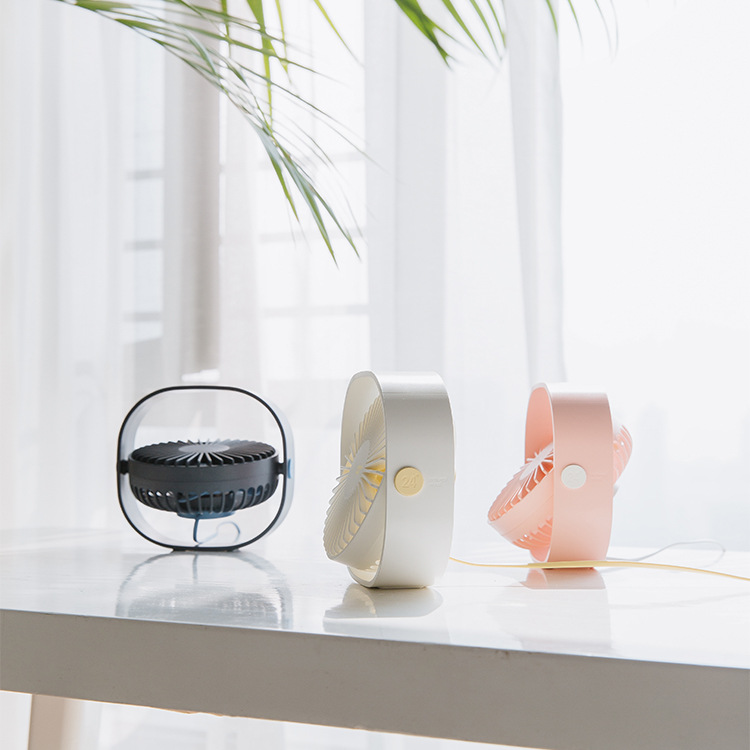 Desktop Mini Square Rotating Small Fan - CJdropshipping