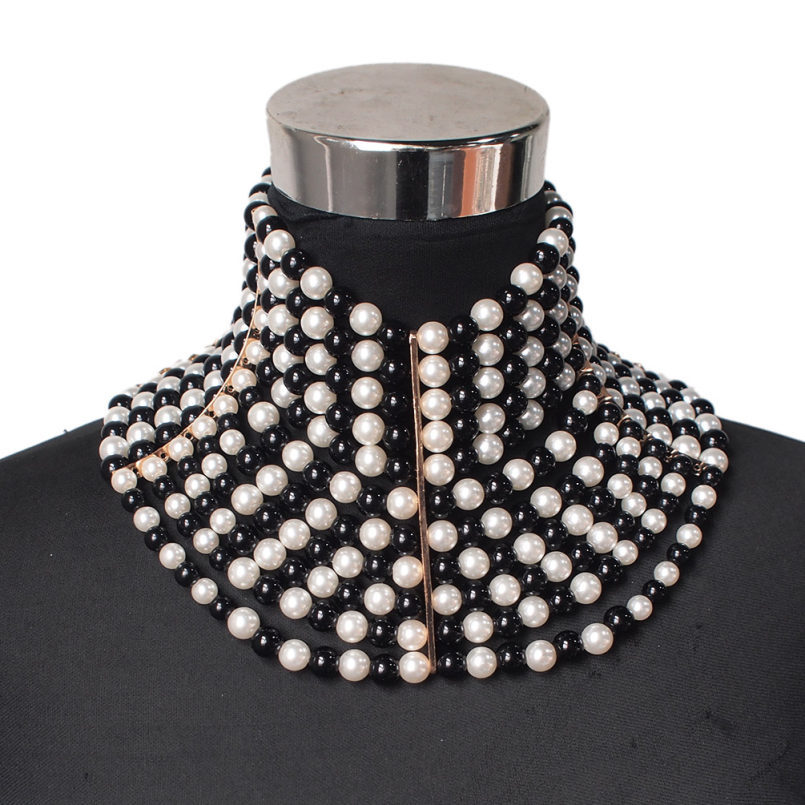 Multi Layered Pearl Sexy Short Necklace Necklace Necklace Cjdropshipping