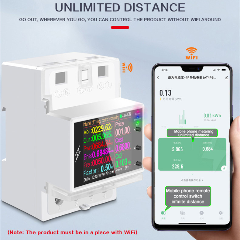 Smart Meter Voltage Power Electricity Power Monitor - CJdropshipping