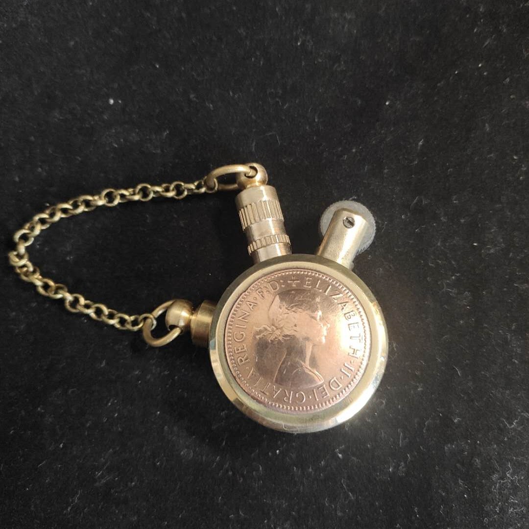 Old Man Pure Hand Inlaid Coin Lighter - CJdropshipping