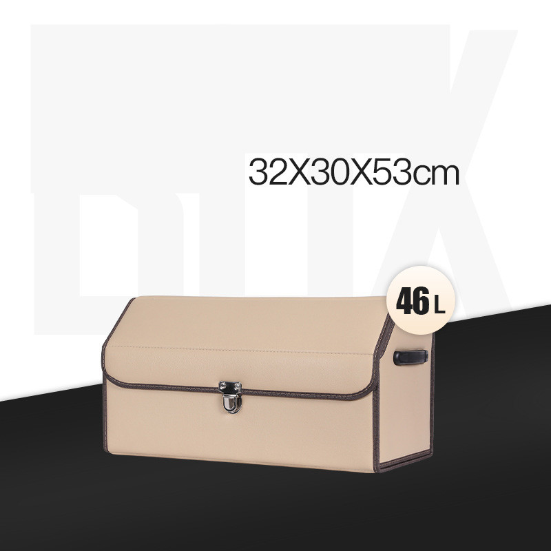 Multi-function Leather Folding Car Storage Box - CJdropshipping