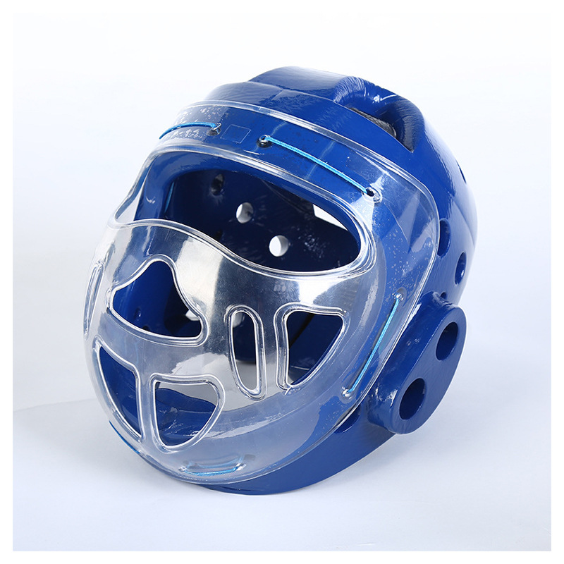 Helm Pelindung Kepala Karate Taekwondo Sanda Head Integrated ...