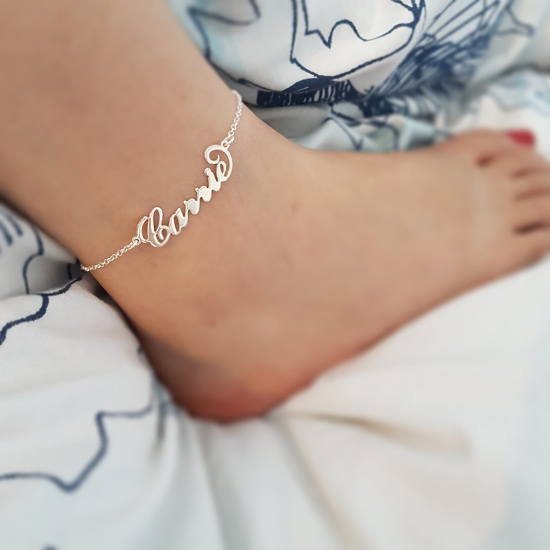 DIY name custom anklet - CJdropshipping