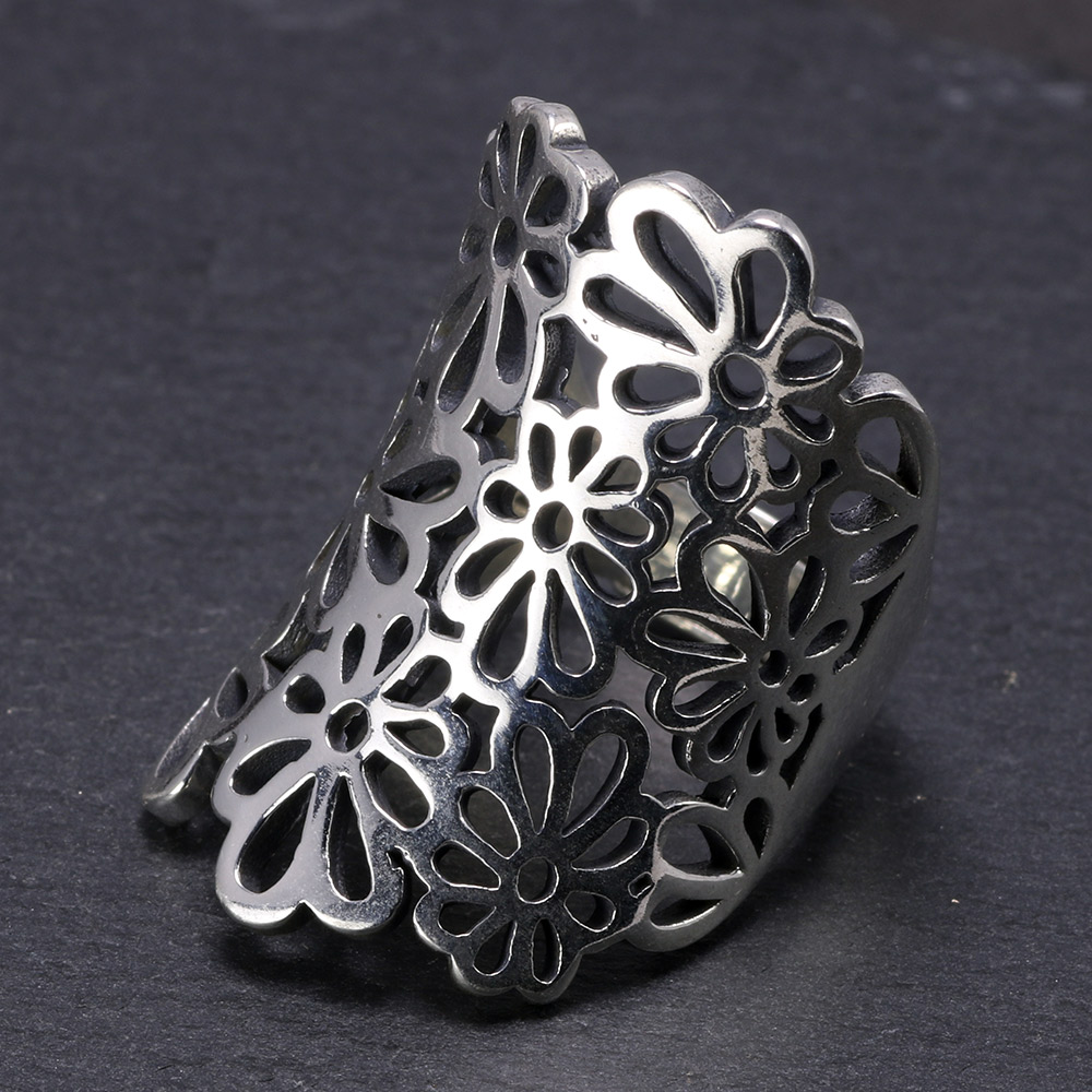 Vintage hollow carved ring - CJdropshipping