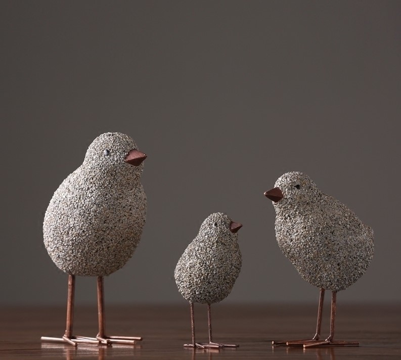 Sandstone Texture Resin Chick Decoration - CJdropshipping