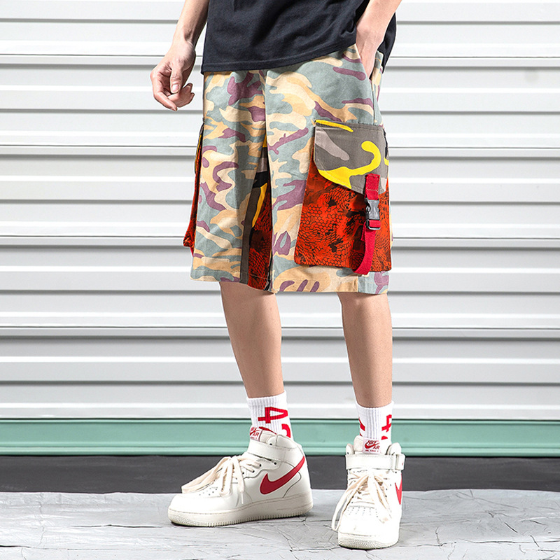 Men's Chinese style cargo shorts - CJdropshipping