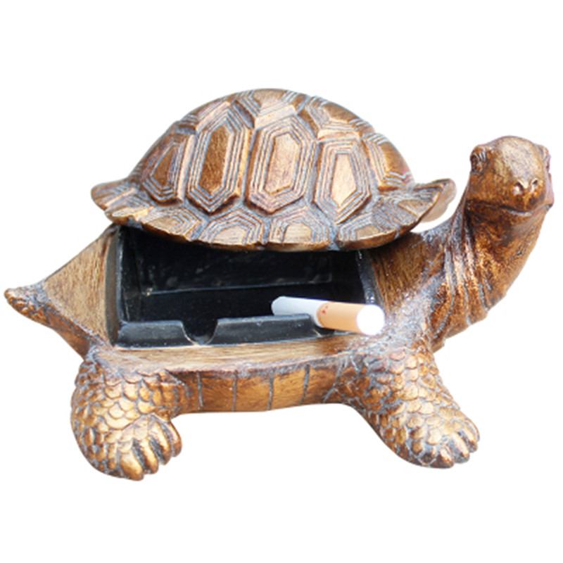 Turtle ashtray with lid - CJdropshipping
