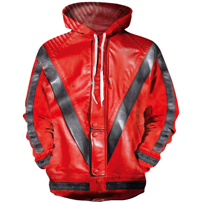 Hooded 3D printed jacket - CJdropshipping