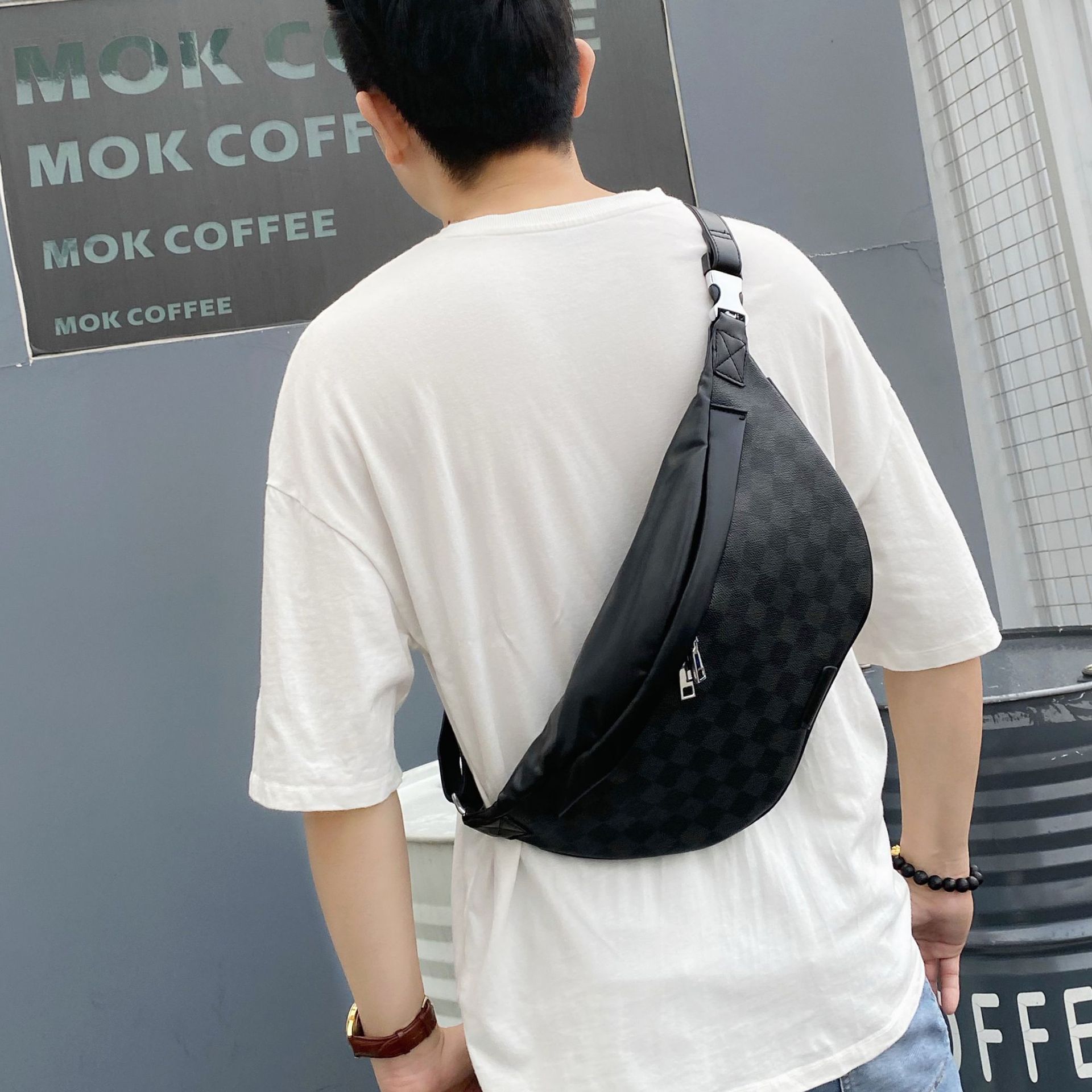 Fashion One-shoulder Diagonal Chest Bag Casual Waist Bag - CJdropshipping
