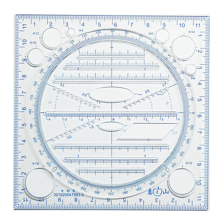 Multifunctional drawing ruler for middle school students - CJdropshipping