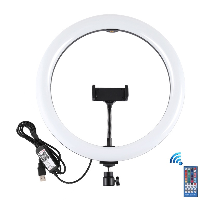 LED Dimmable Dual Color TemperatureSurface Photography Surface Ring ...