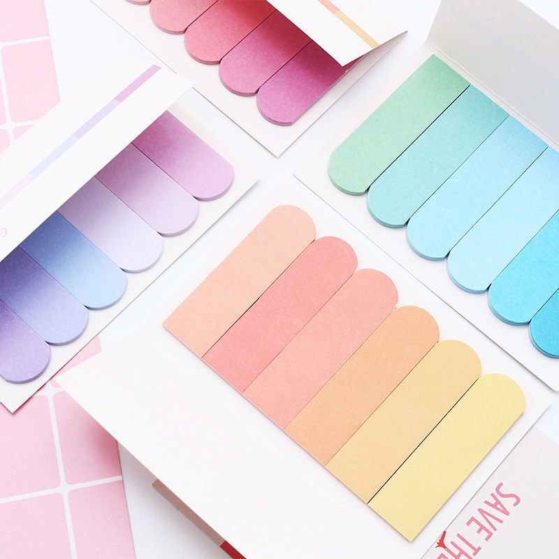 Color Gradient Post-It Notes Index Indicator Labels - CJdropshipping