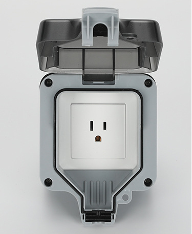 Outdoor Waterproof Switch Box Three-hole Outdoor Socket - CJdropshipping