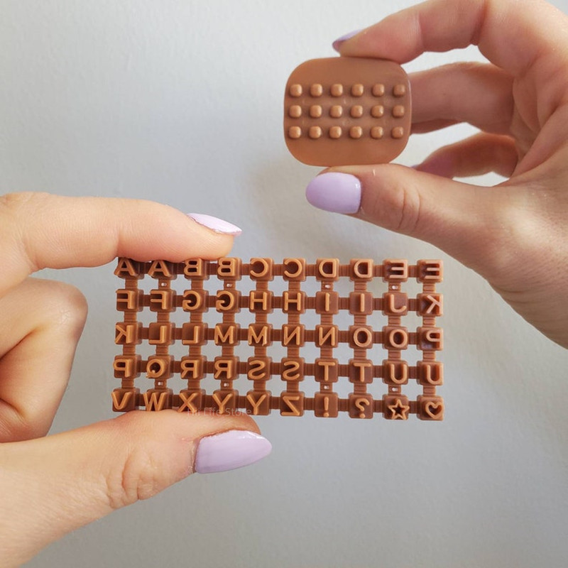 Movable Type Alphanumeric Symbol Biscuit Seal Mould - CJdropshipping