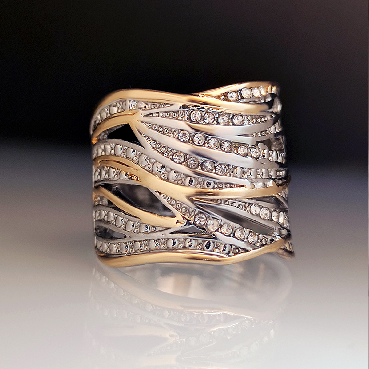 Simple Geometric Personality Metal Ring - CJdropshipping