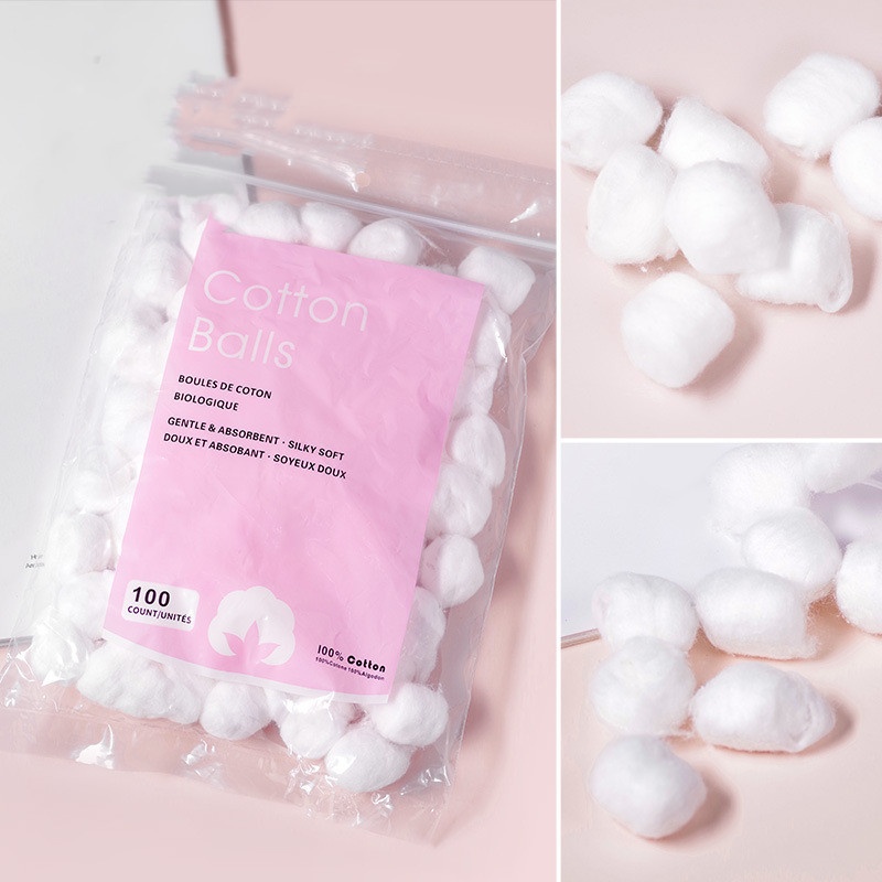 Manicure Implement Cotton For Nail Removing Ball 100 Tablets ...