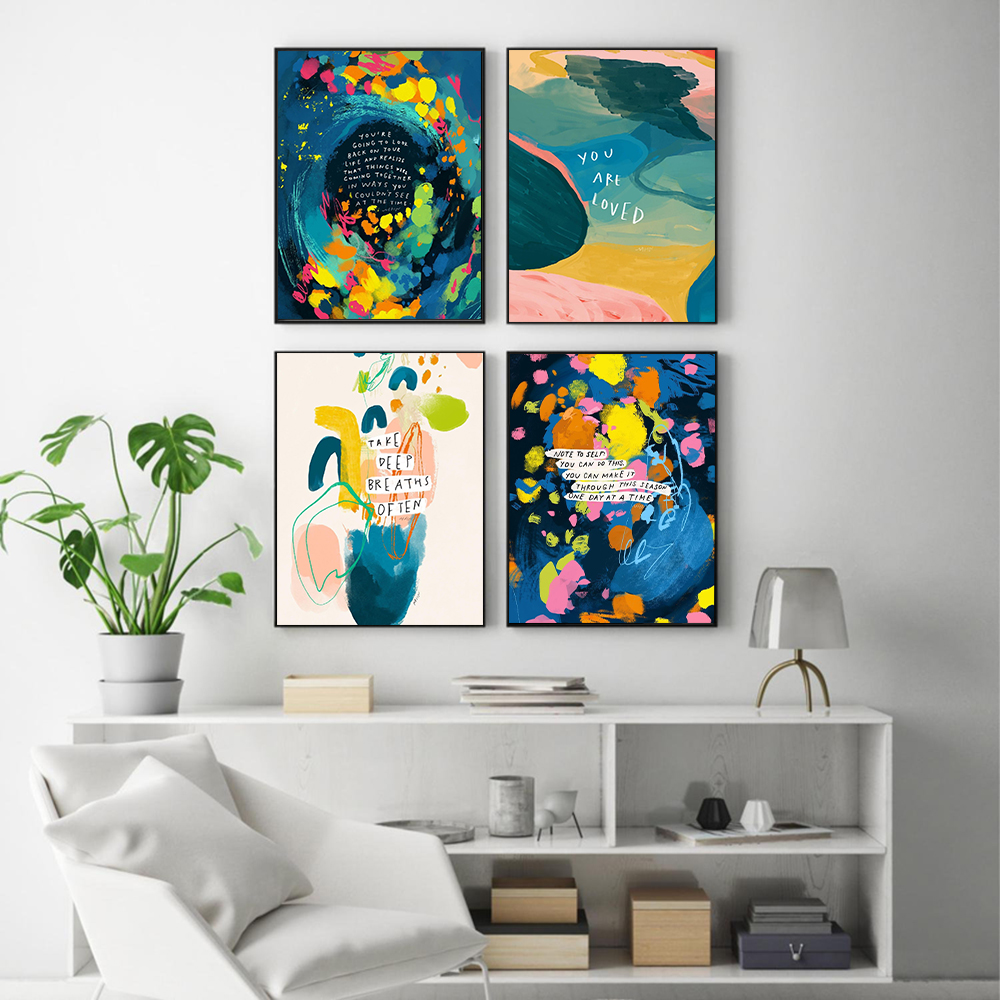 Custom Decorative Canvas Painting Core Frameless High-definition Inkjet ...