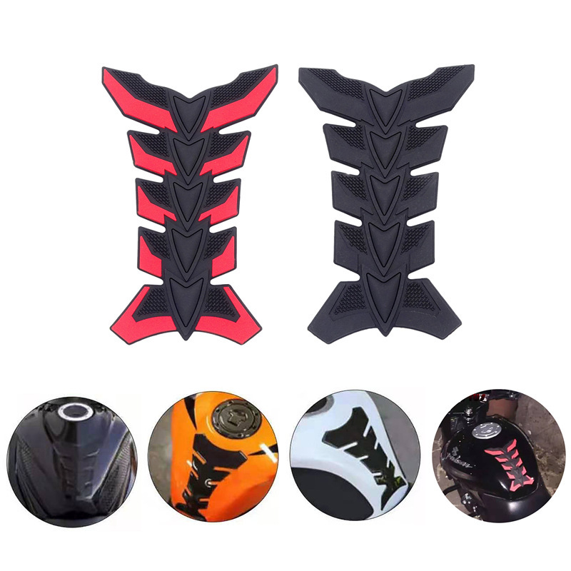 3D Motorcycle Fuel Tank Fishbone Rubber Sticker - CJdropshipping