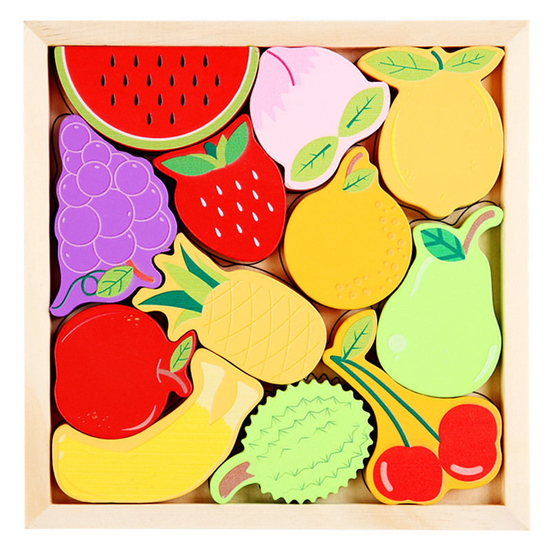 Cheap Kindergarten Beneficial Intelligence Early Education Toy Jigsaw 