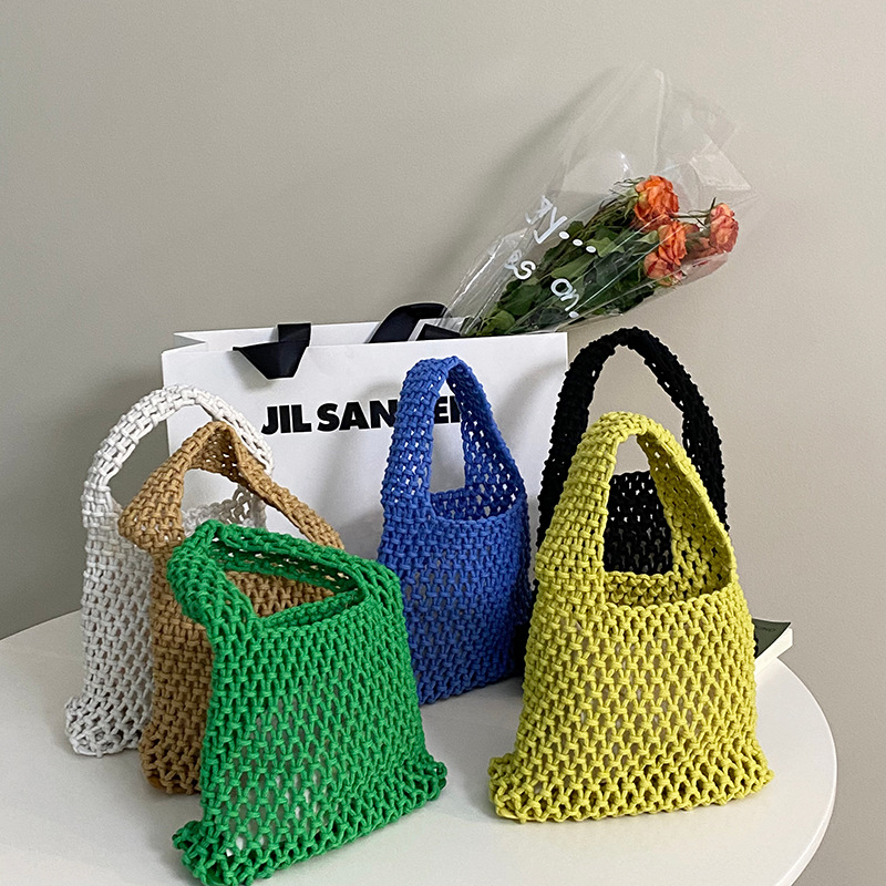 Handwoven Fashion Versatile Mesh Beach Bag - CJdropshipping
