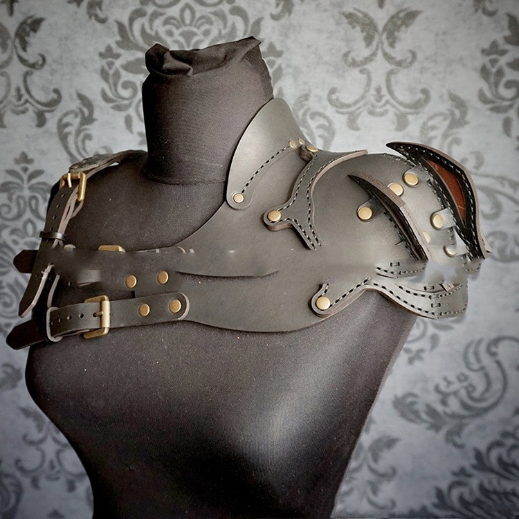 Steampunk Style Leather Shawl Armor - CJdropshipping