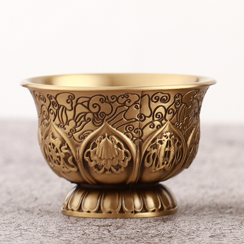 Buddha Cup Home Buddha Front Eight Cups For Purifying Water Cup ...