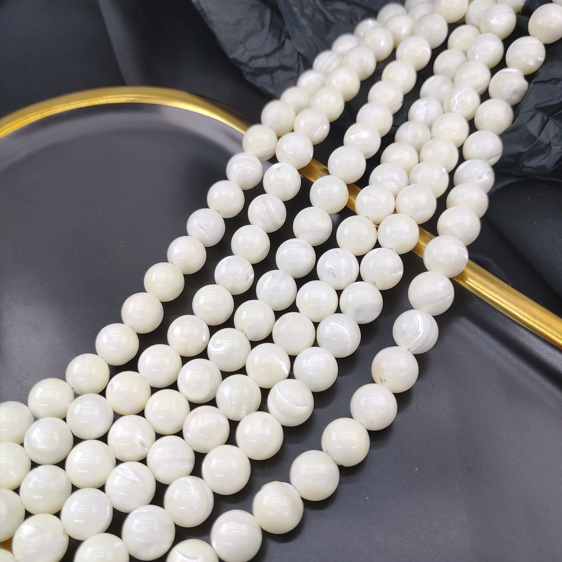 Horseshoe Snail Shell Bead Necklace Bracelet Loose Bead DIY Handmade ...