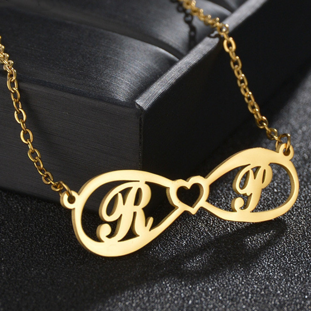Stainless Steel Infinity Symbol Name Necklace Women - CJdropshipping