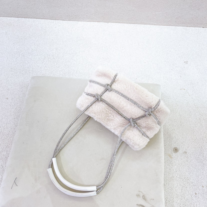 Rhinestone Hair Baguette Armpit Bag Fashion Carry - CJdropshipping