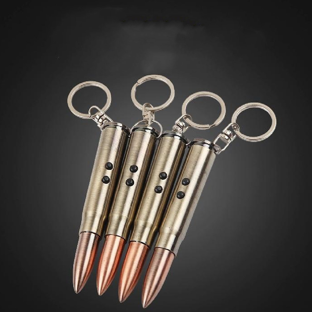 Bullet Keychain LED Laser Red Light Hand Lamp - CJdropshipping