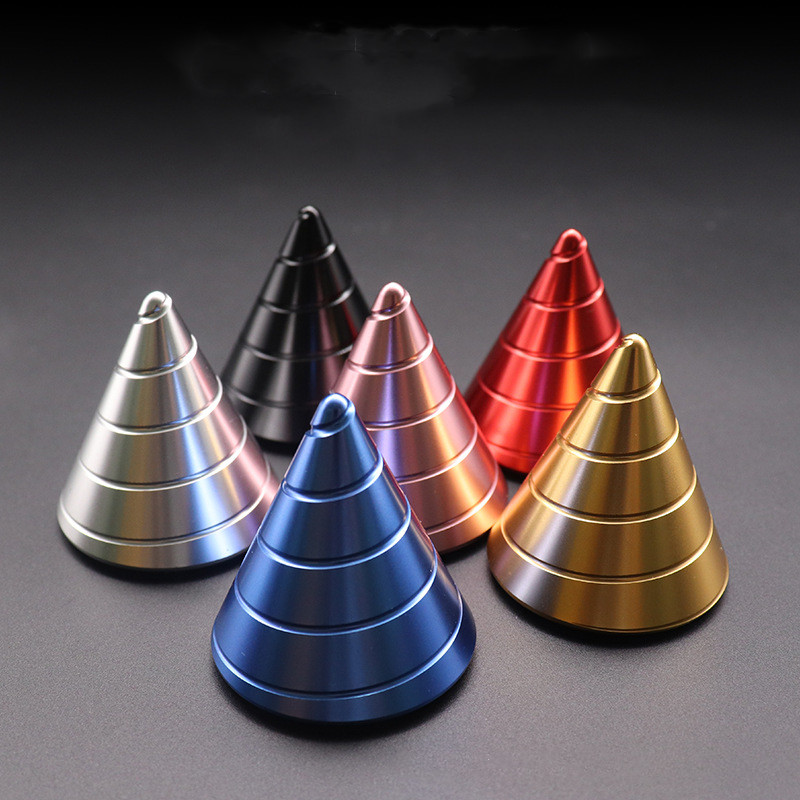 Spherical Toy Desktop Cone Fidget Spinner - CJdropshipping