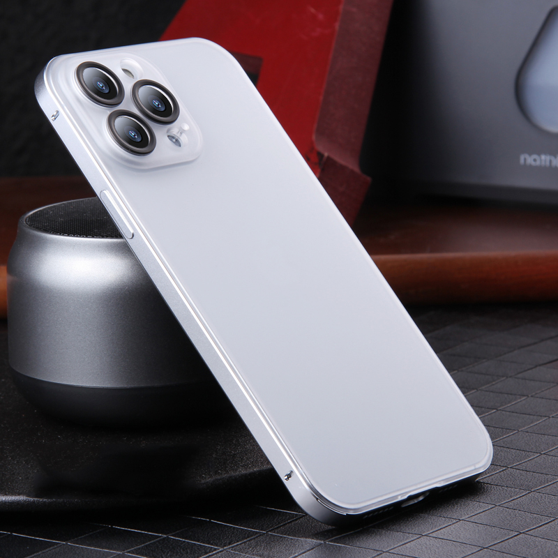 Metal Frame Phone Case With Full Wrap And Drop Protection Frosted ...
