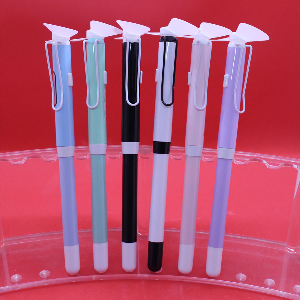 Student Fashion Minimalist With Pen Clip Pen-shaped Fan - CJdropshipping