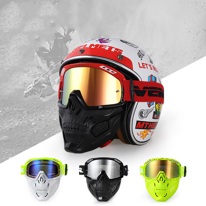 Removable Off-road Mask Dust Helmet Goggles - CJdropshipping