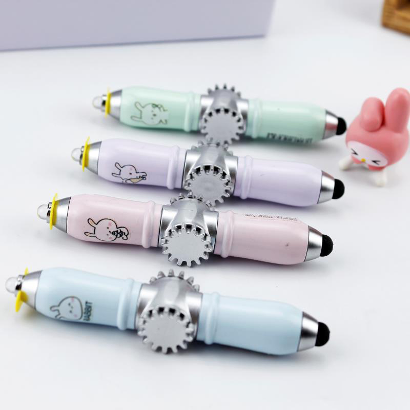Fingertip Gyro Pen Spinning Pen Blue Ballpoint Pen - CJdropshipping