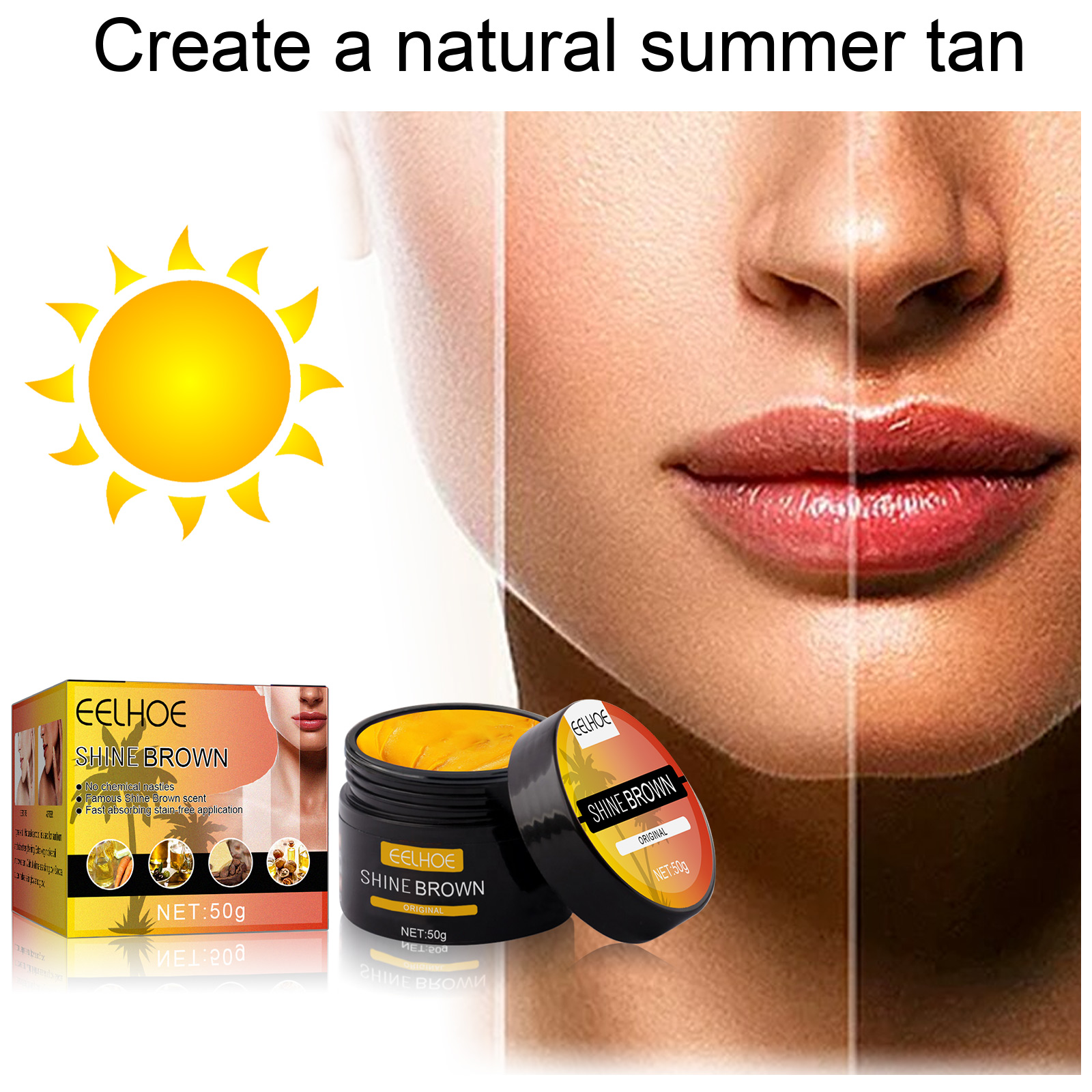 Wheat Complexion Body Tanning Moisturizing - CJdropshipping