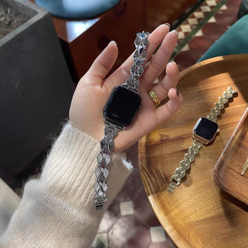 Diamond Metal Chain Watch Strap - CJdropshipping