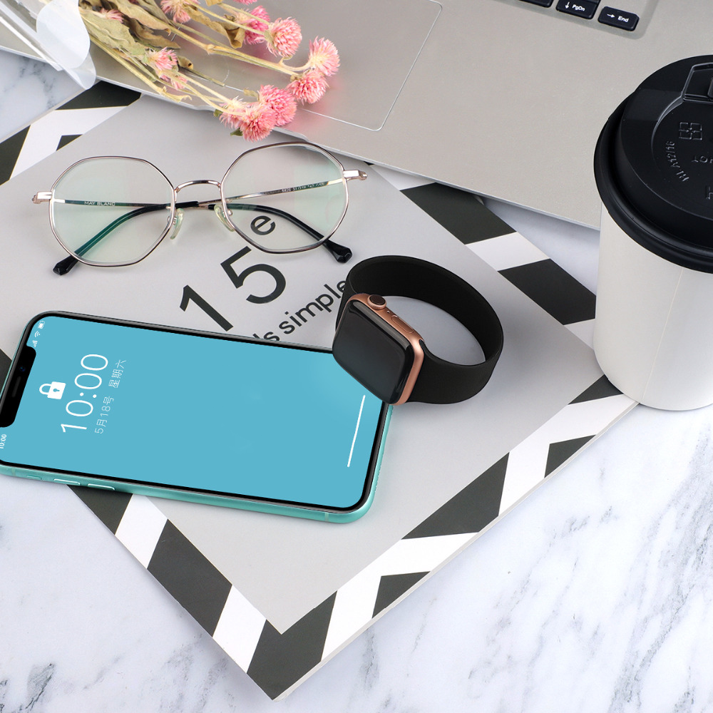 Solid Silicone Strap With Circular Shape - CJdropshipping
